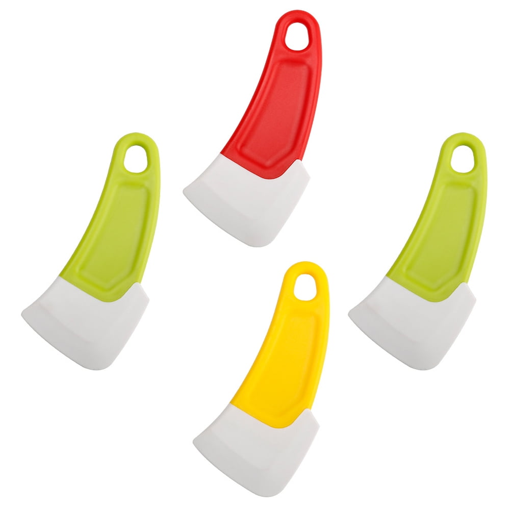 4 Pcs Oily Soft Scraper Pans Jam Cream Spatulas Bowl Washing Scraper ...
