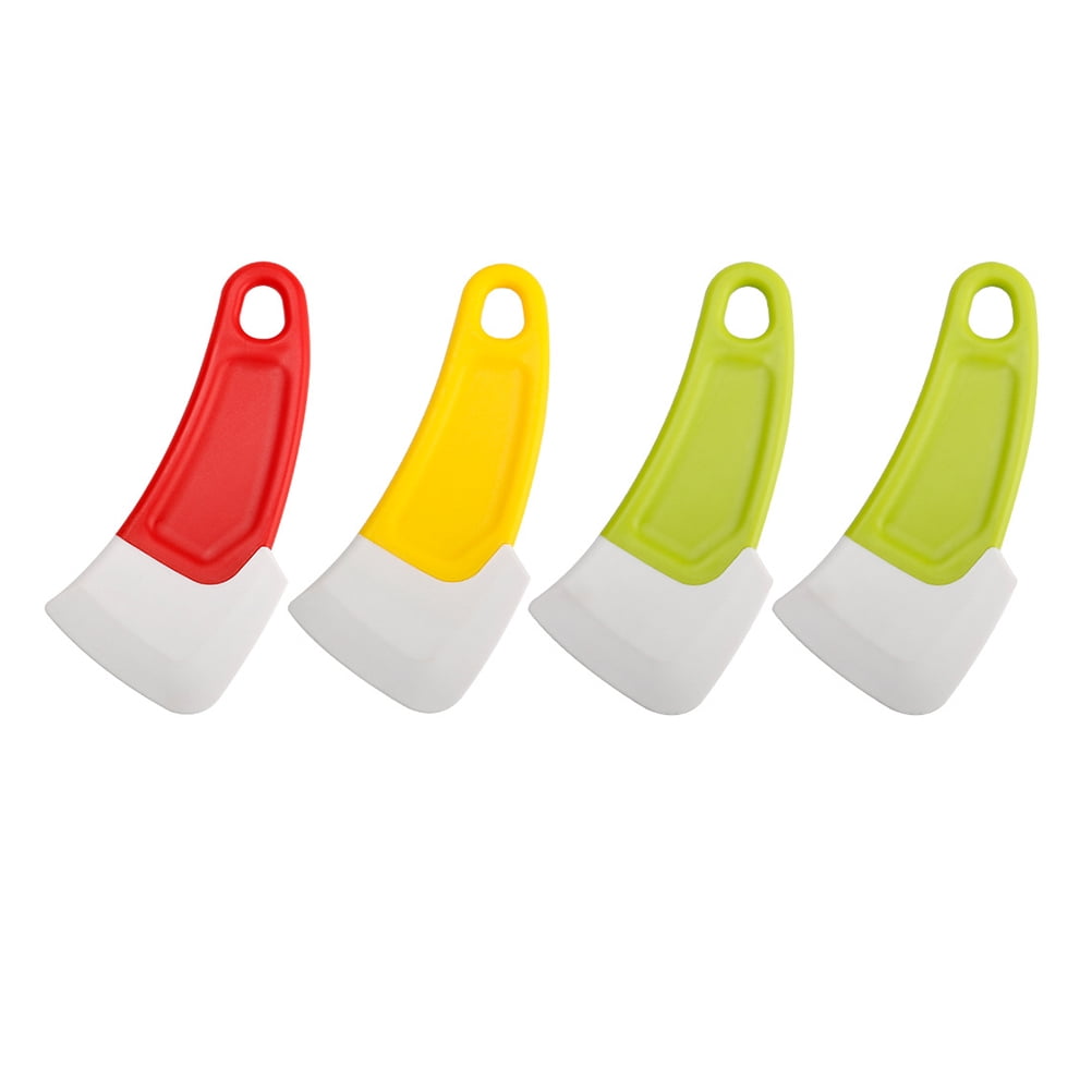 4 Pcs Oily Soft Scraper Tag Kitchen Cleaning Tool Sticker Labels Non ...