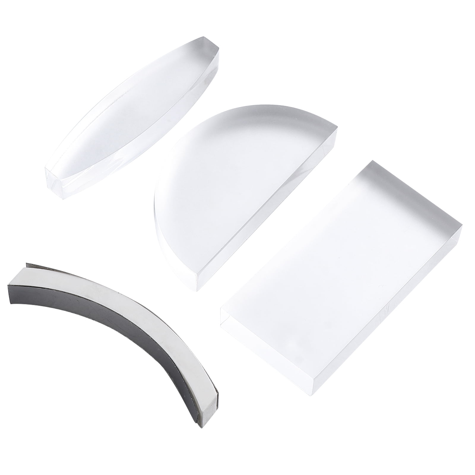 4 Pcs Optical Lens Set Glasses Glass Lens Educational Toy Spectrum ...