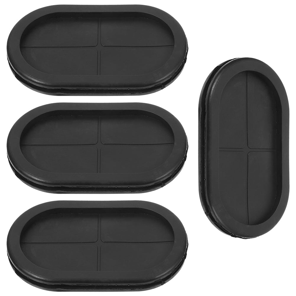 4 Pcs Oval Guard Coil The Wire Rubber Gasket Wiring Coil Cable ...