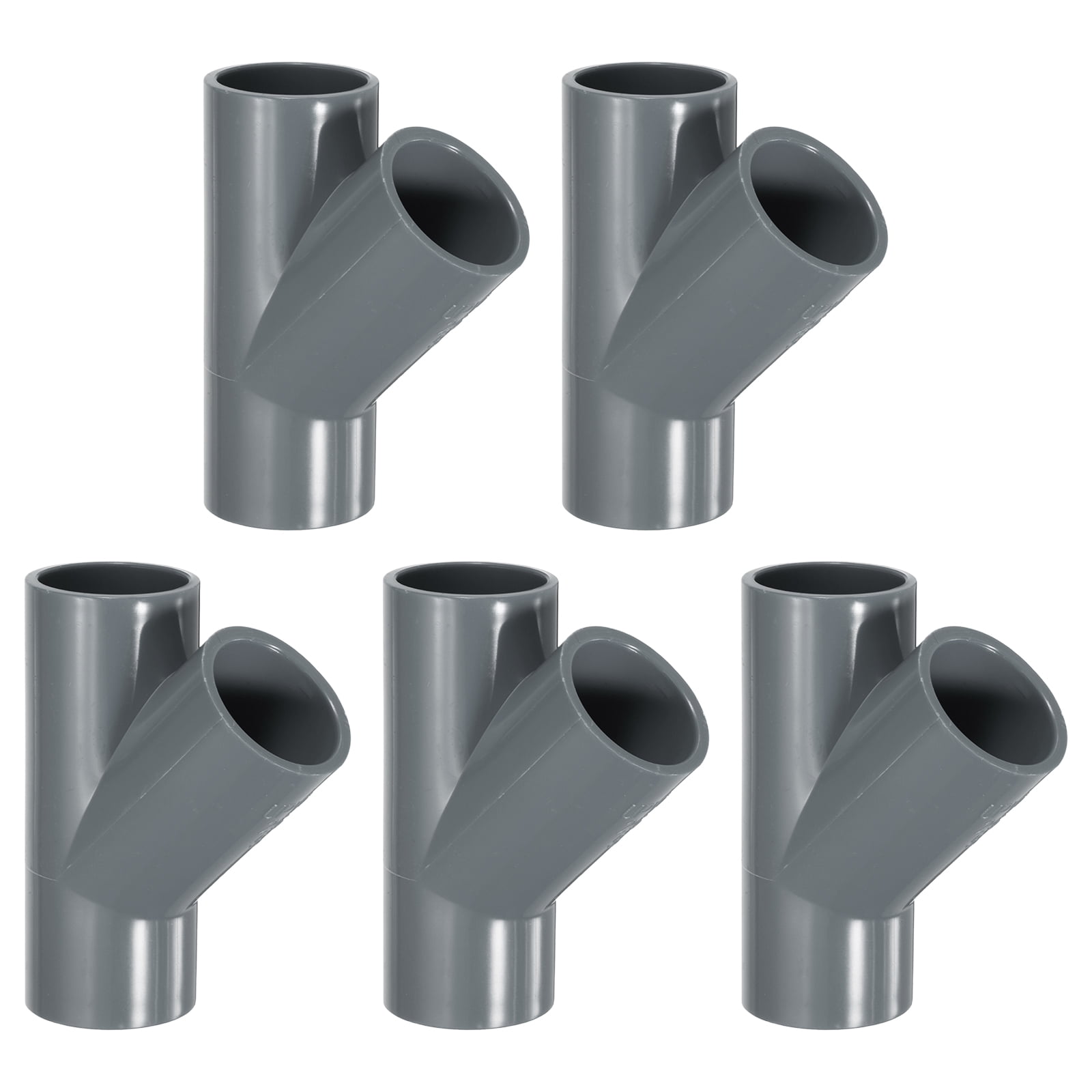 4 Pcs PVC Fitting, 3 Way 45 Degree PVC Fitting 25mm PVC Connectors PVC ...