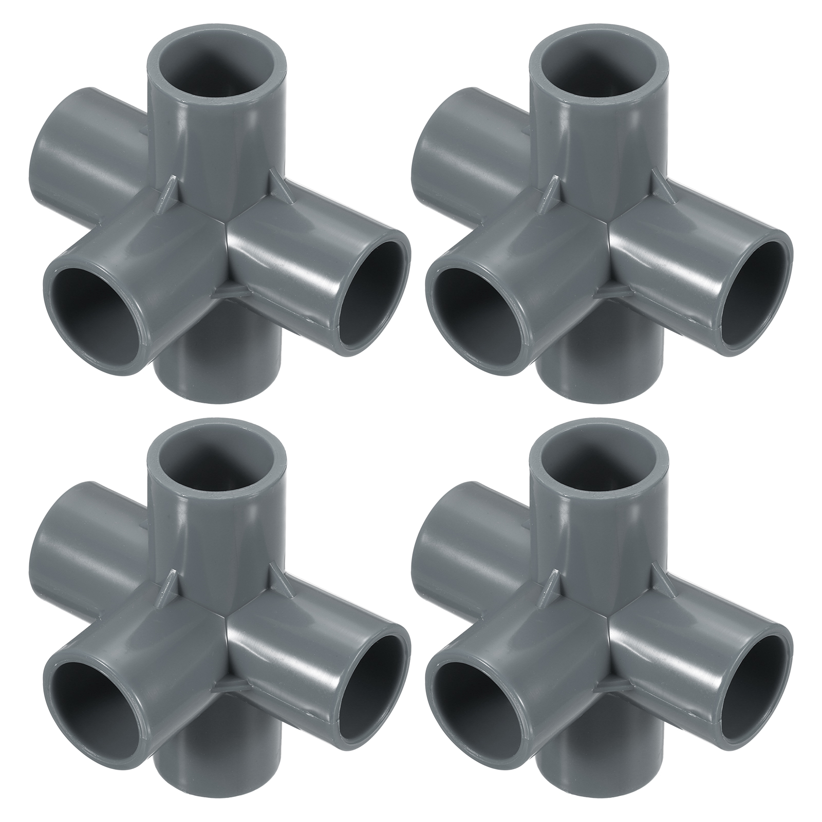 4 Pcs PVC Fitting, 5 Way PVC Fitting 20mm PVC Connectors PVC Elbow PVC ...