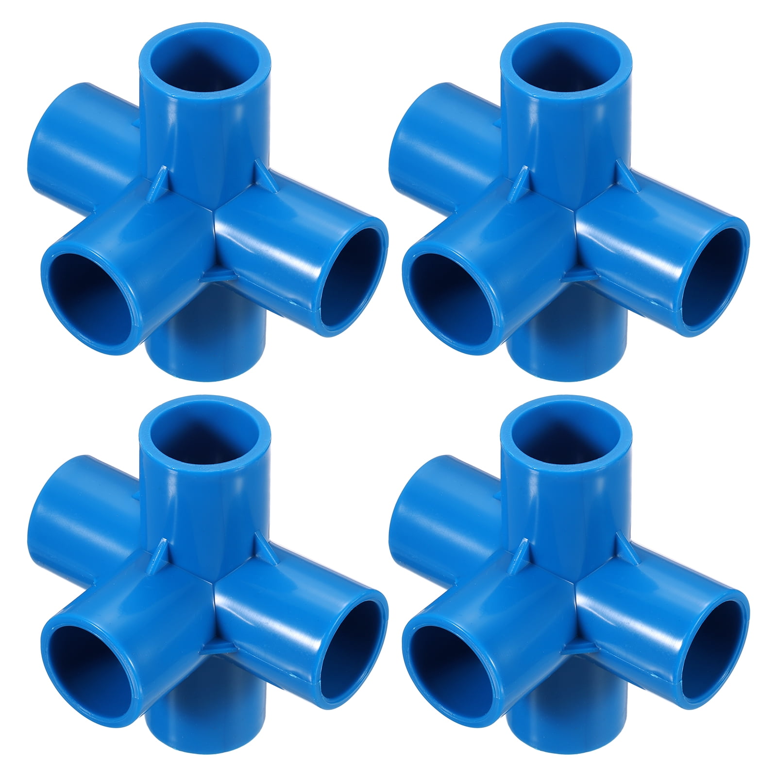 4 Pcs PVC Fitting, 5 Way PVC Fitting 20mm PVC Connectors PVC Elbow PVC ...