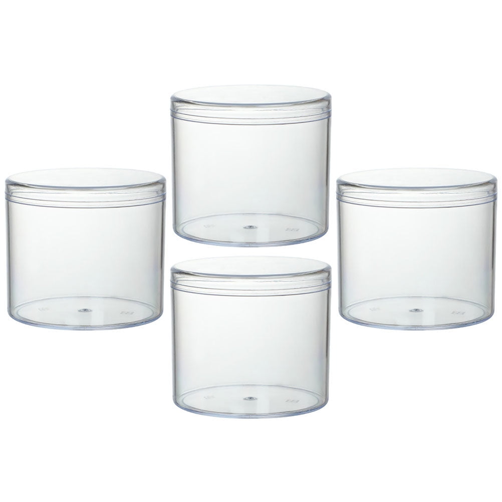4 Pcs Packing Box Candy Jar Acrylic Sweet Container Clear Jars Snack ...