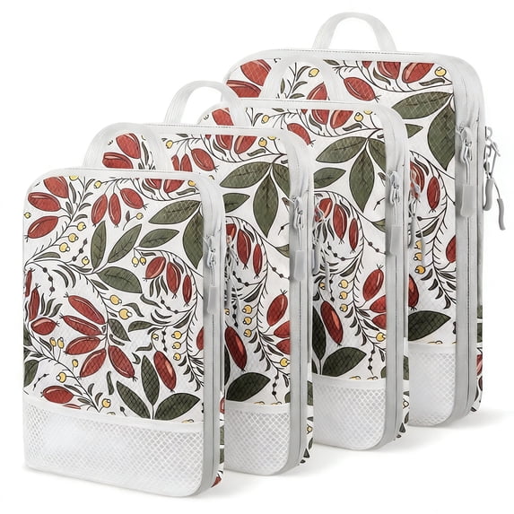 4-Pcs Packing Cube Set - Lightweight Luggage Organizers For Travel ...