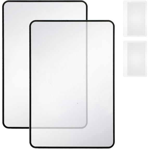 4 Pcs Page Magnifying Sheet 3X 5X Clear Lightweight Magnifier Flat ...