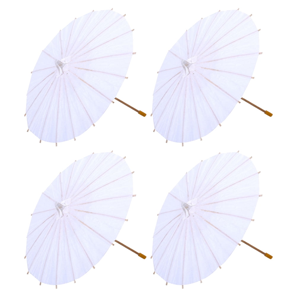 4 Pcs Painting Oil Paper Umbrella Kids Drawing Primary School DIY ...