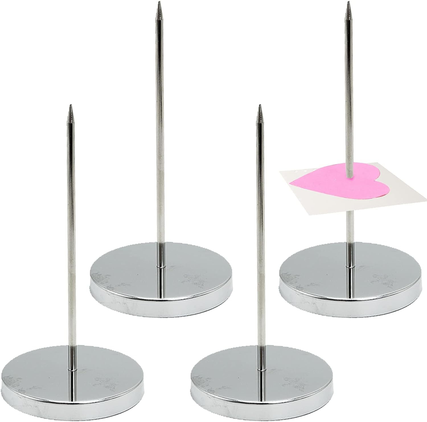 4 Pcs Paper Memo Holder, Receipt Spike Paper Spike Receipt Bill Ticket ...