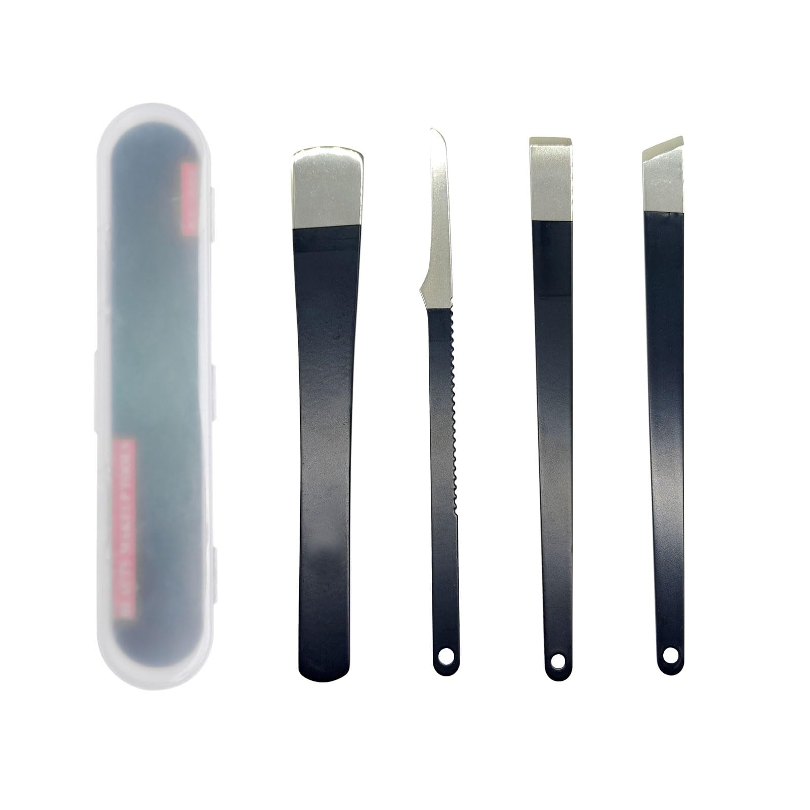 4 Pcs Pedicure Knife Set, Stainless Steel Foot File Rasp Dead Skin Corn ...