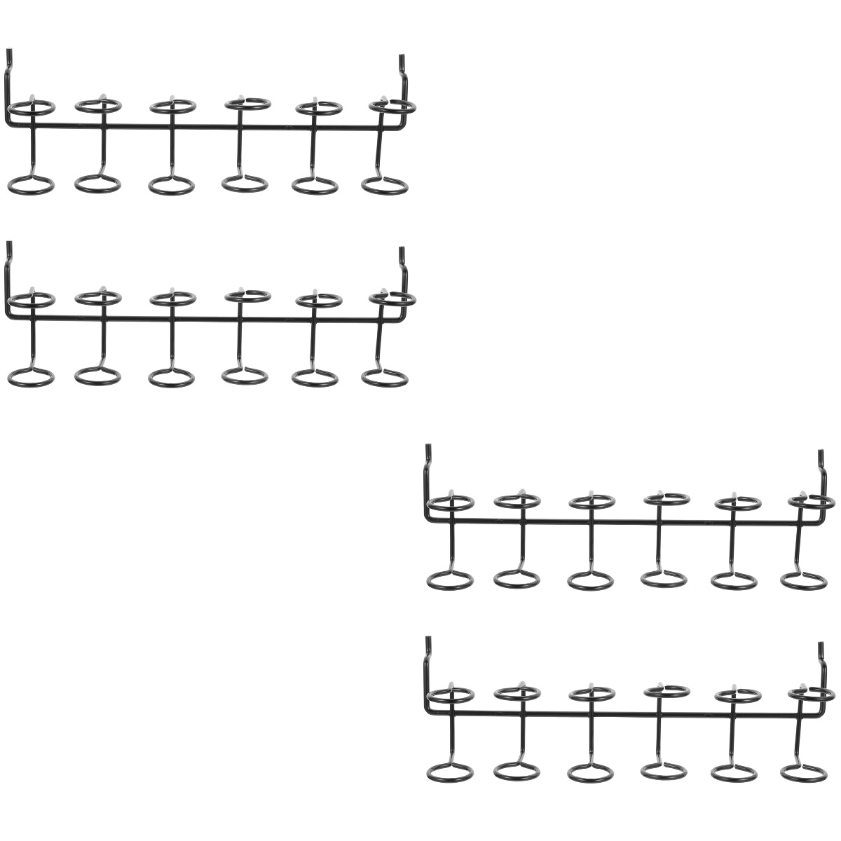 FENGGUIQU Black Pegboard Tool Organizer Wall Mount Screwdriver Holder ...