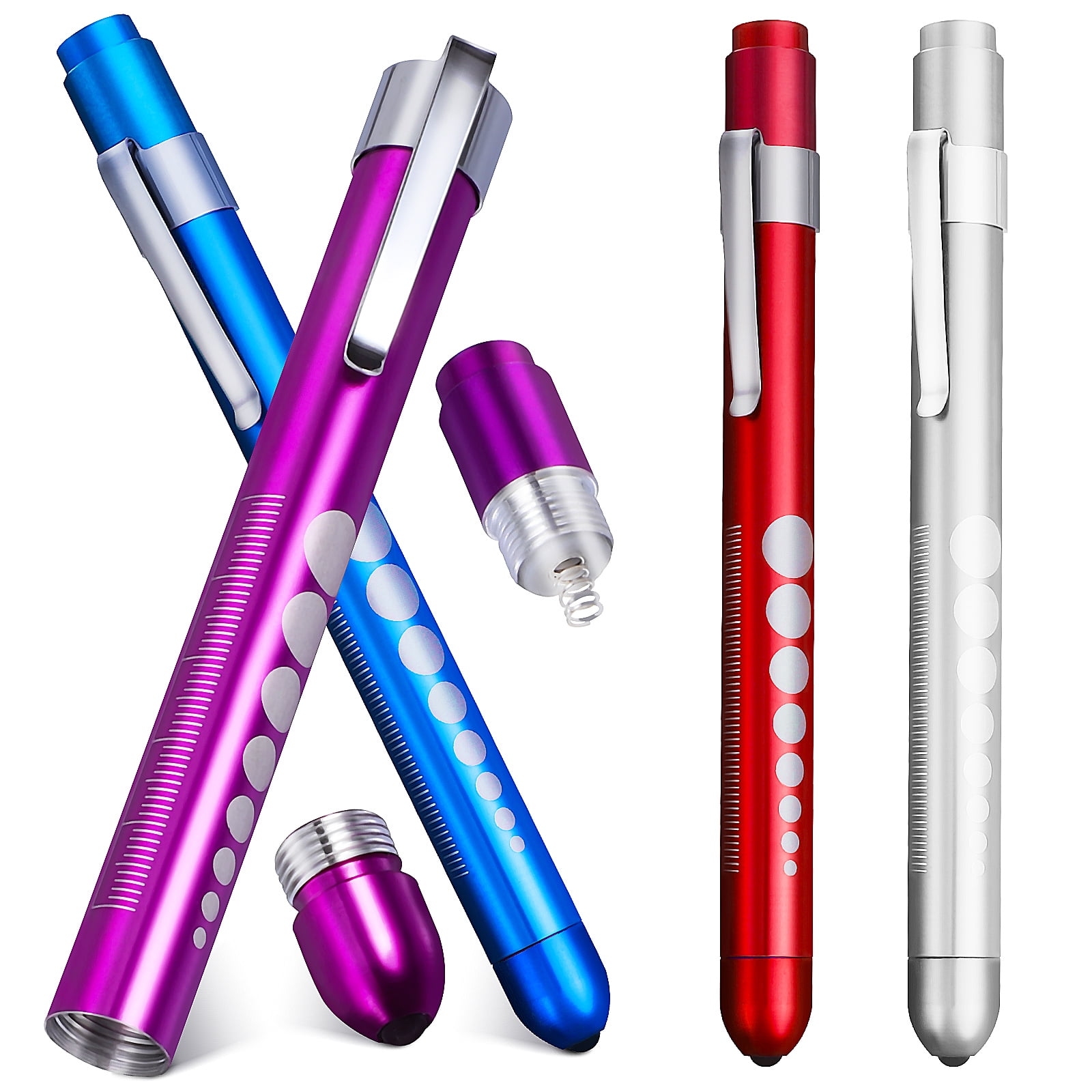 4 Pcs Pen Lights for Nurses Flashlight LED Lamp Nursing Work - Walmart.com