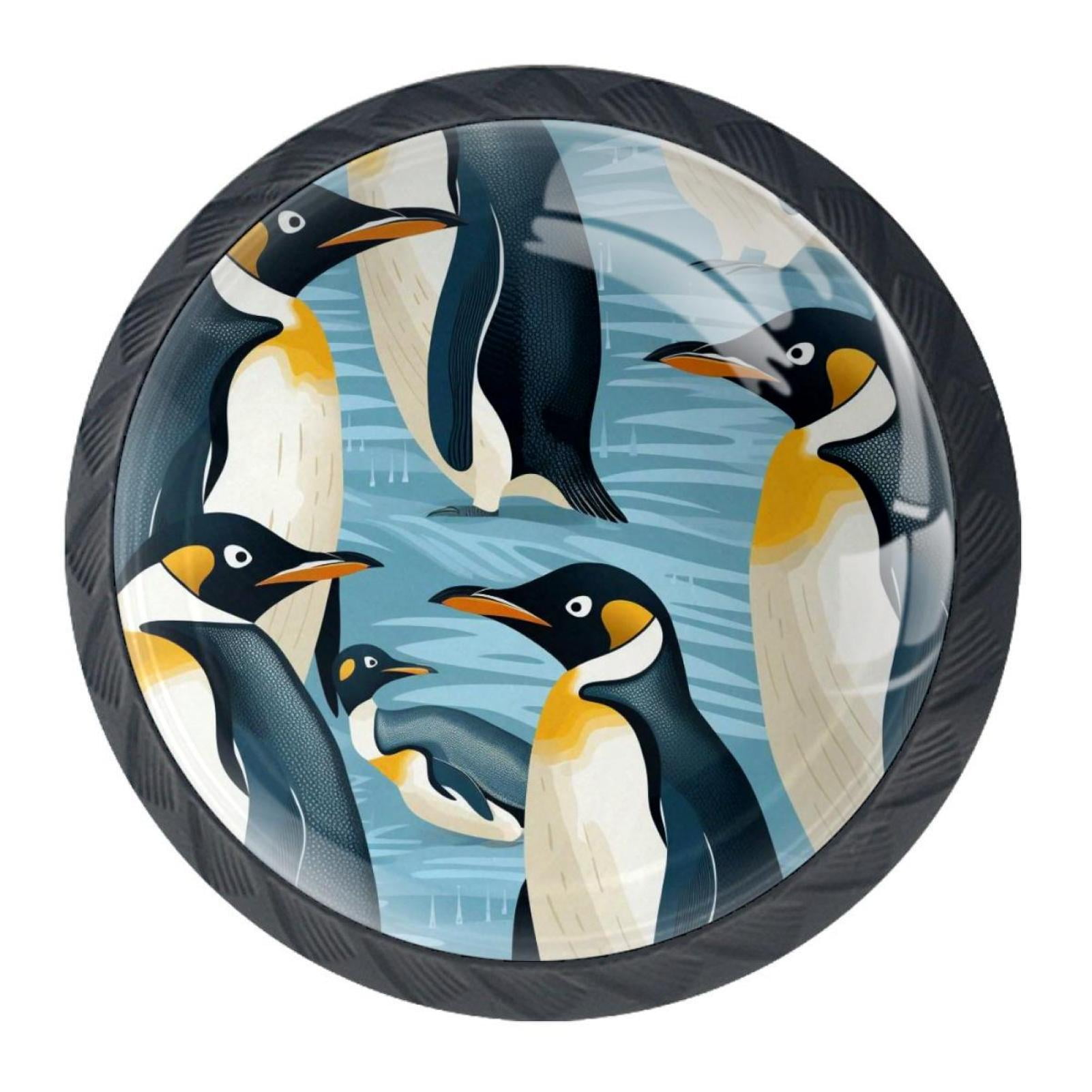 4 Pcs Penguin Knobs for Kitchen Cabinet Cupboard Dresser Bookcase ...