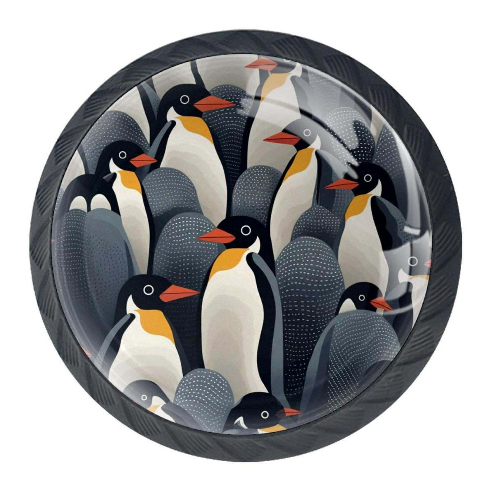 4 Pcs Penguin Knobs for Kitchen Cabinet Cupboard Dresser Bookcase ...