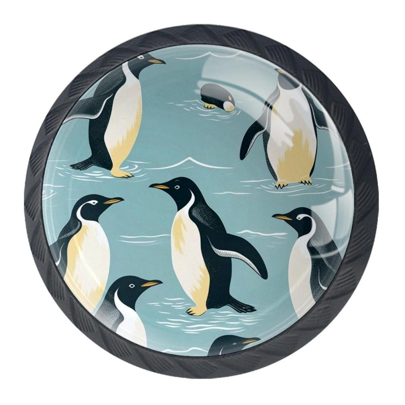 4 Pcs Penguin Knobs for Kitchen Cabinet Cupboard Dresser Bookcase ...