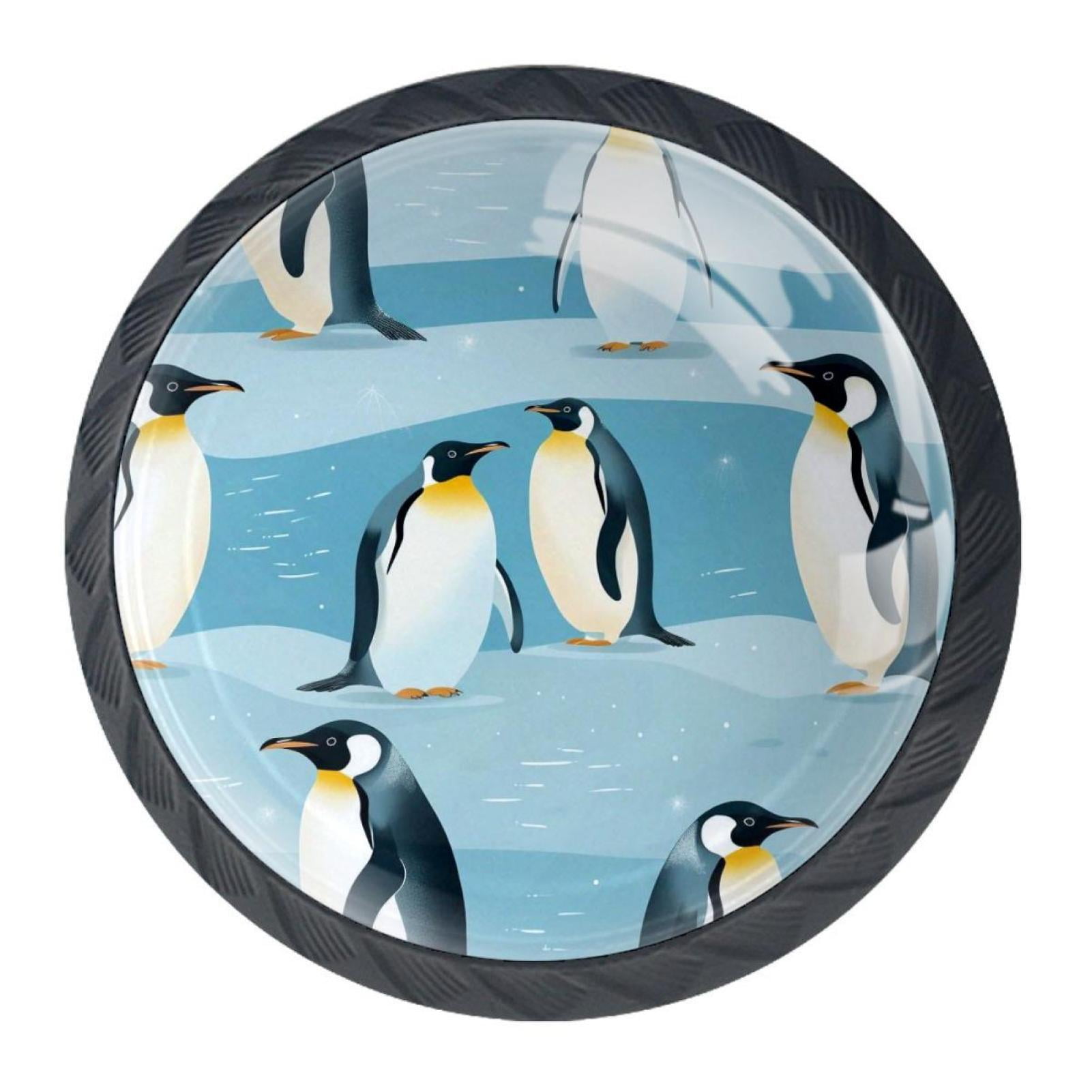 4 Pcs Penguin Knobs for Kitchen Cabinet Cupboard Dresser Bookcase ...