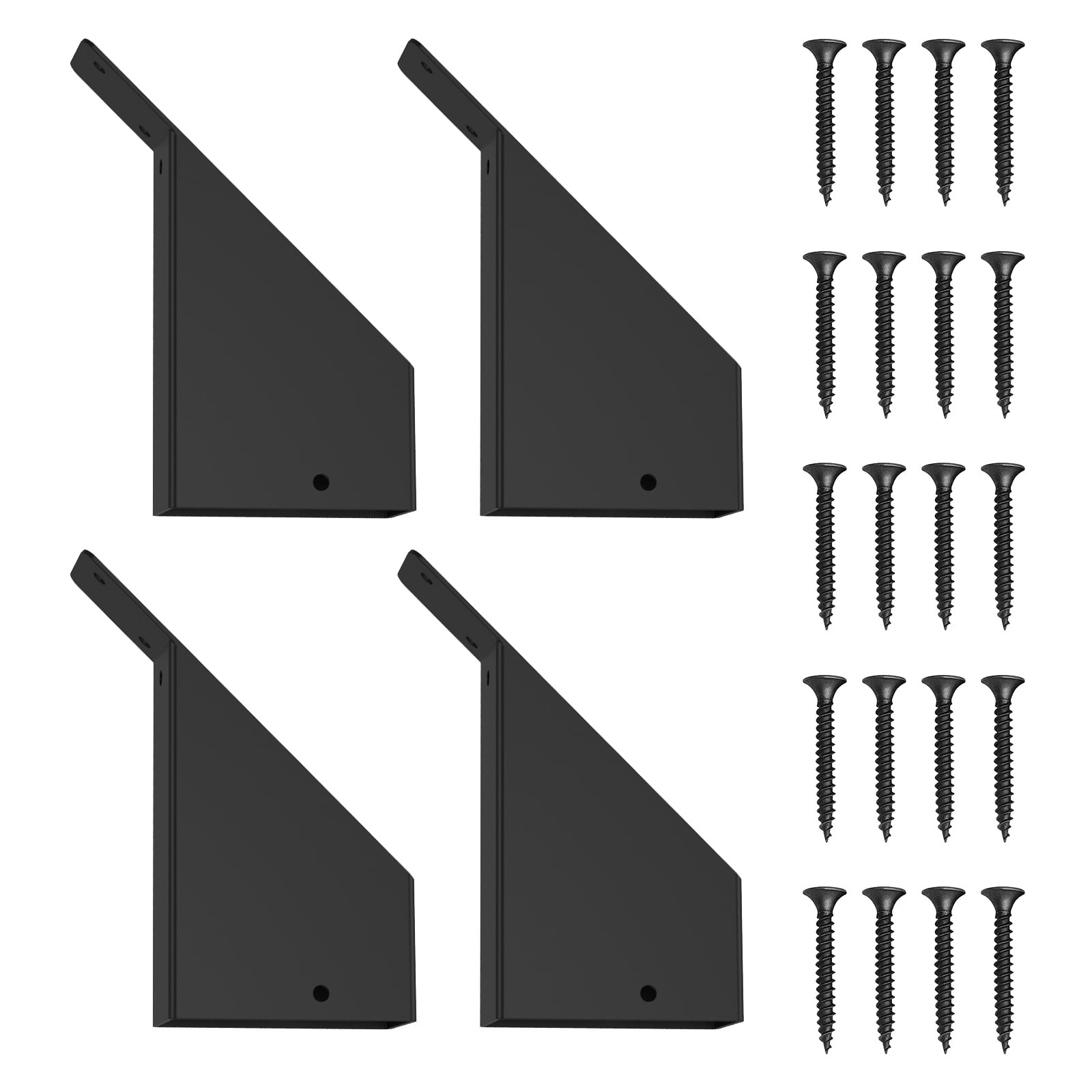 4 Pcs Pergola Bracket with Drainage Holes 45 Degree Angle Bracket for ...