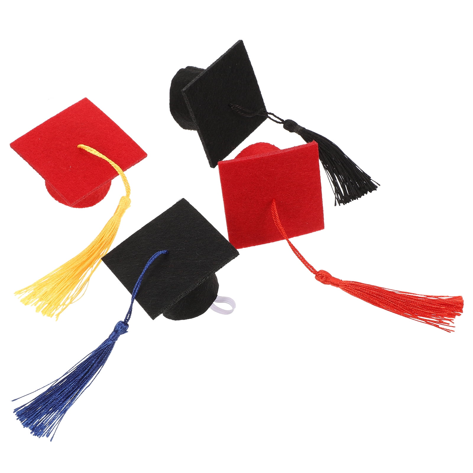 ifundom 4Pcs Small Puppy Graduation Cap Dog Graduation Hat with Black ...