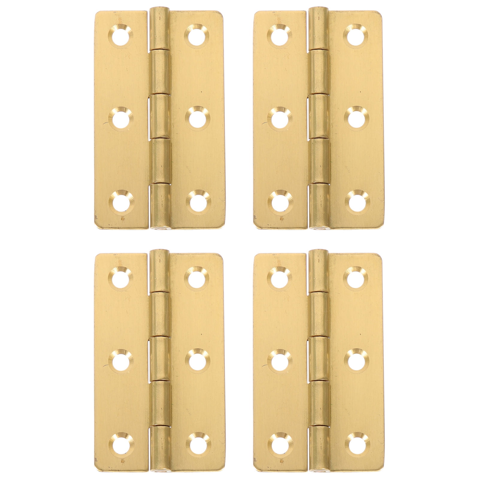 4 Pcs Piano Hinge Aluminum Offset Hinges Heavy Duty Small Golden ...