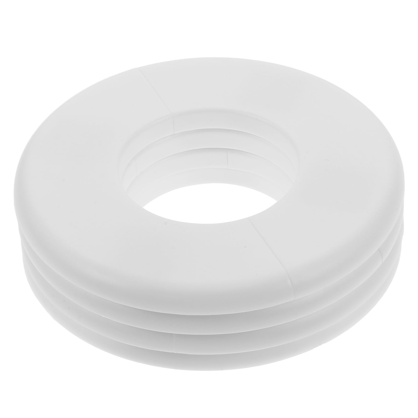 4 Pcs Pipe Cover Enclosure Toilet Drainage Sealed Round White - Walmart.com