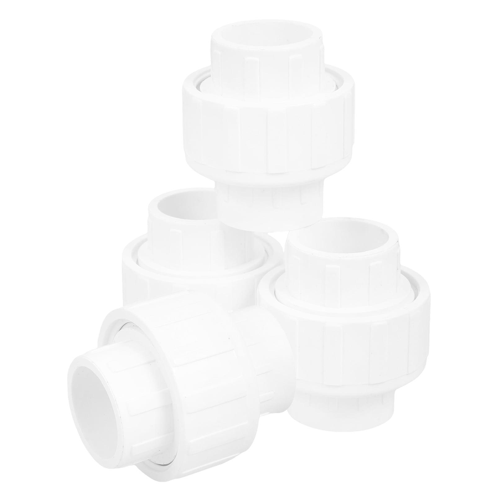 4 Pcs Pipe Joints PVC Water Pipe Joint 5.30X4.60X4.60CM White - Walmart.com