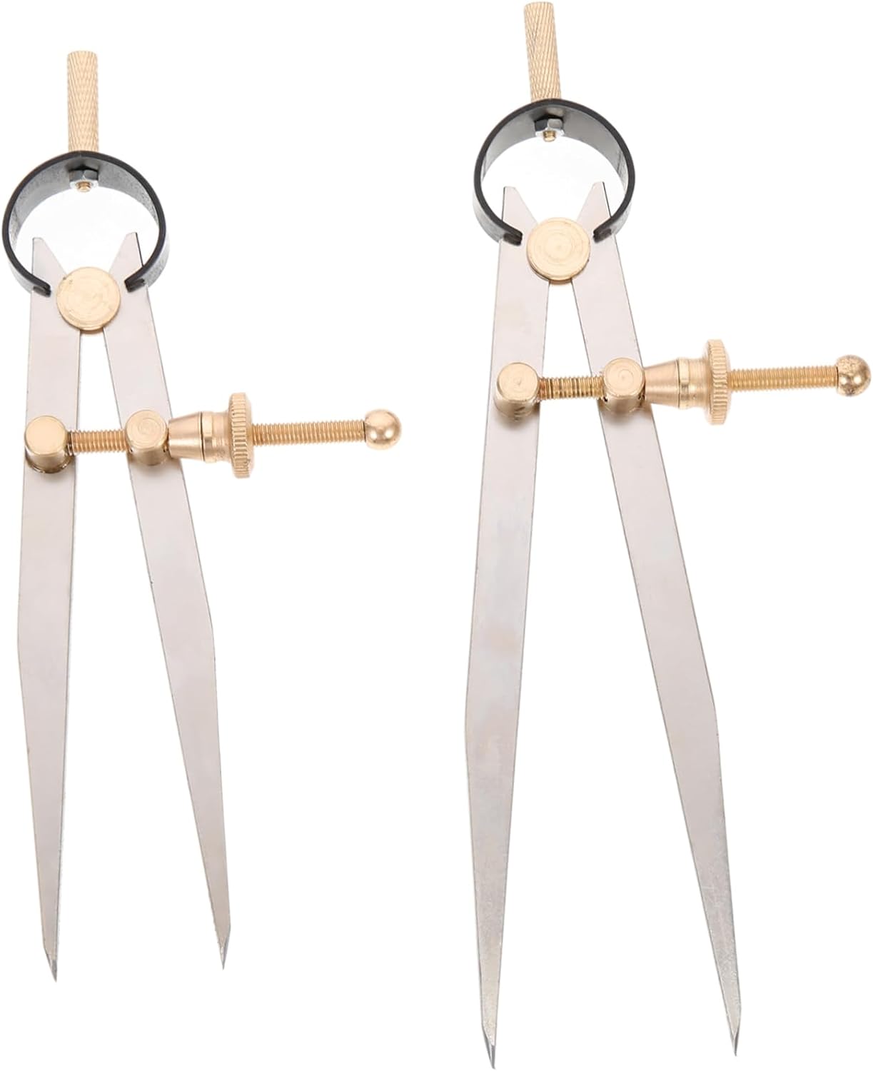 4 Pcs Planning Distance Gauge Drafting Compass - Leathercraft Compasses ...