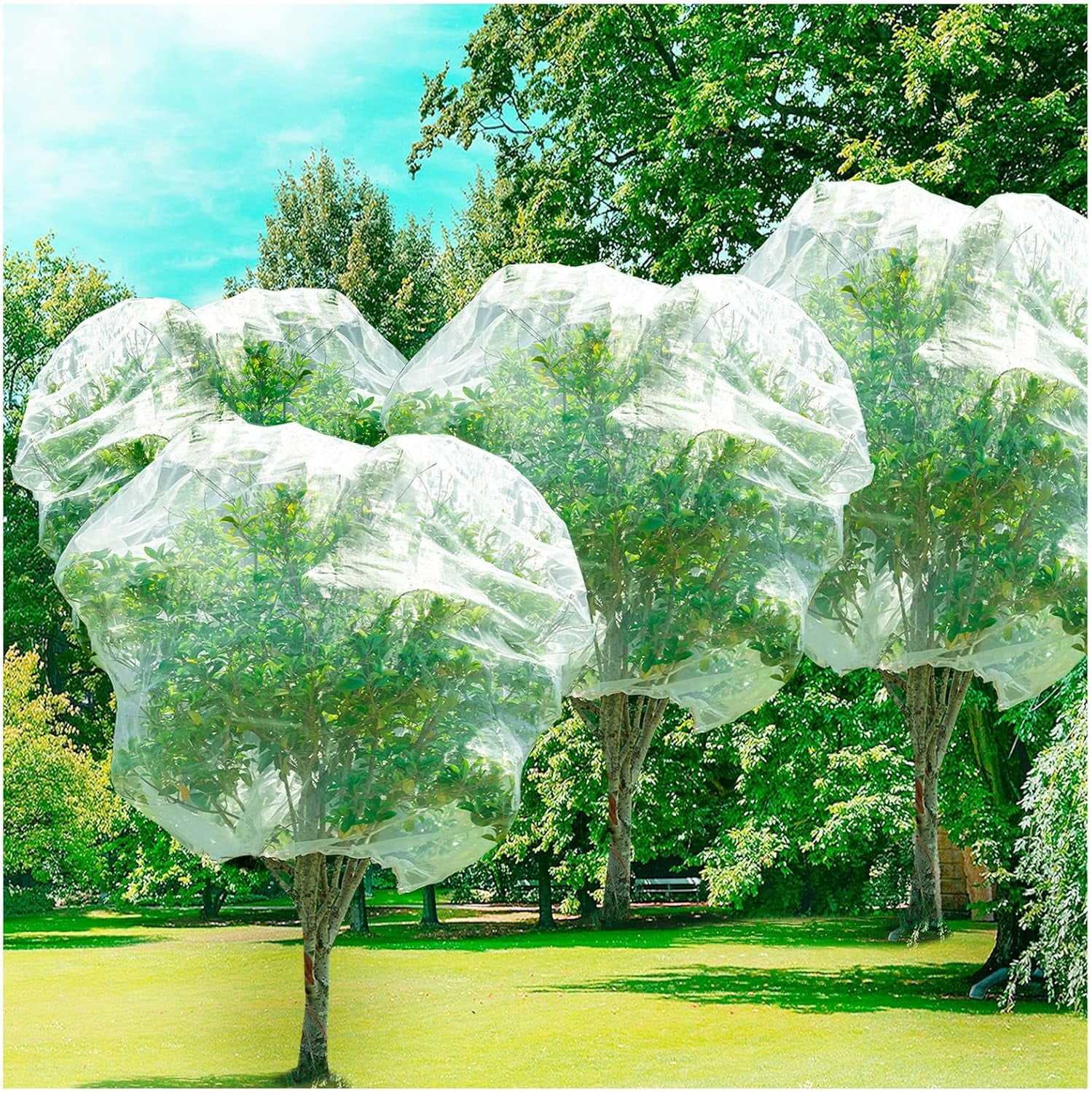 4 Pcs Plant Barrier Net Mesh, Plant Barrier Net Mesh, Bird Netting ...