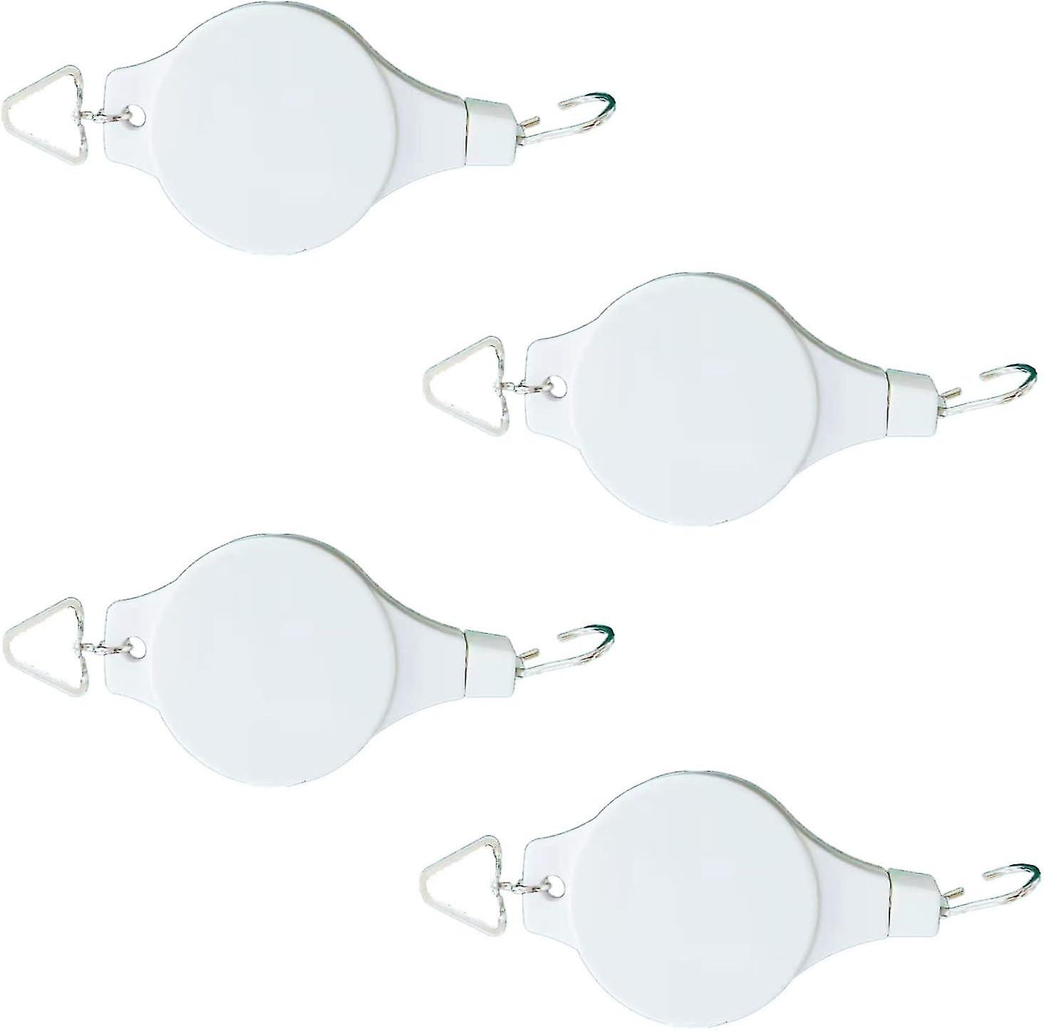 4 Pcs Plant Pulleys, Retractable Heavy Duty Easy Reach Pulleys Plant ...