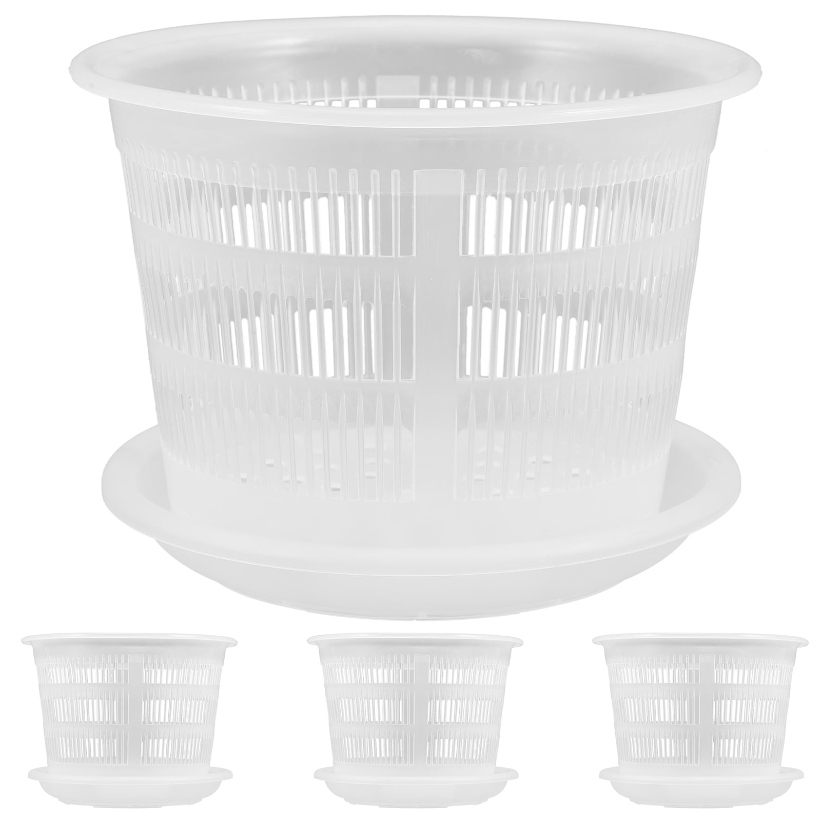 Raindrops 4pcs Plastic Orchid Nursery Pots Succulent Planting ...