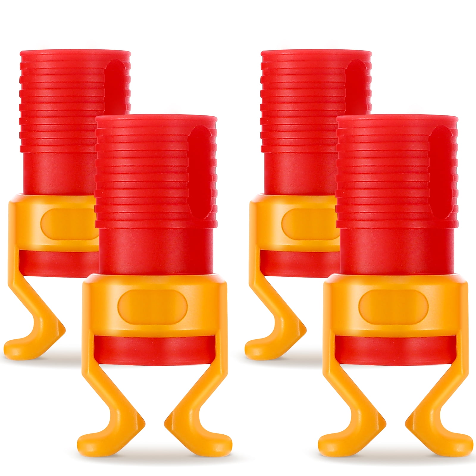 4 Pcs Plasitc Fixied Screw Grippers Wrench Tips Tool Holder Red ...