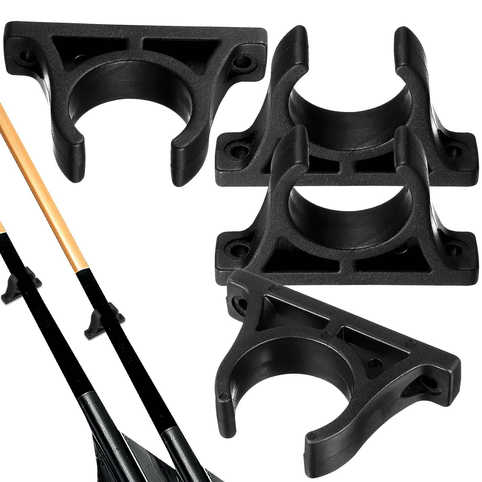 4 Pcs Plastic Boat Paddle Fixed Buckles Kayak Paddle Holders ...