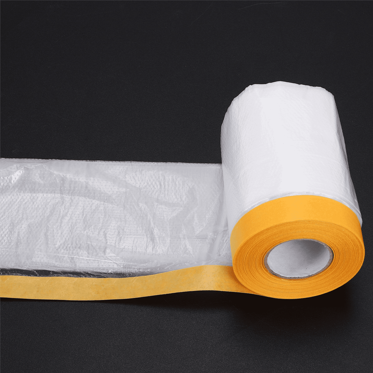 4 Pcs Plastic Dust Sheets Roll 0.55 x 20M Pre-Taped Masking Film Drop ...