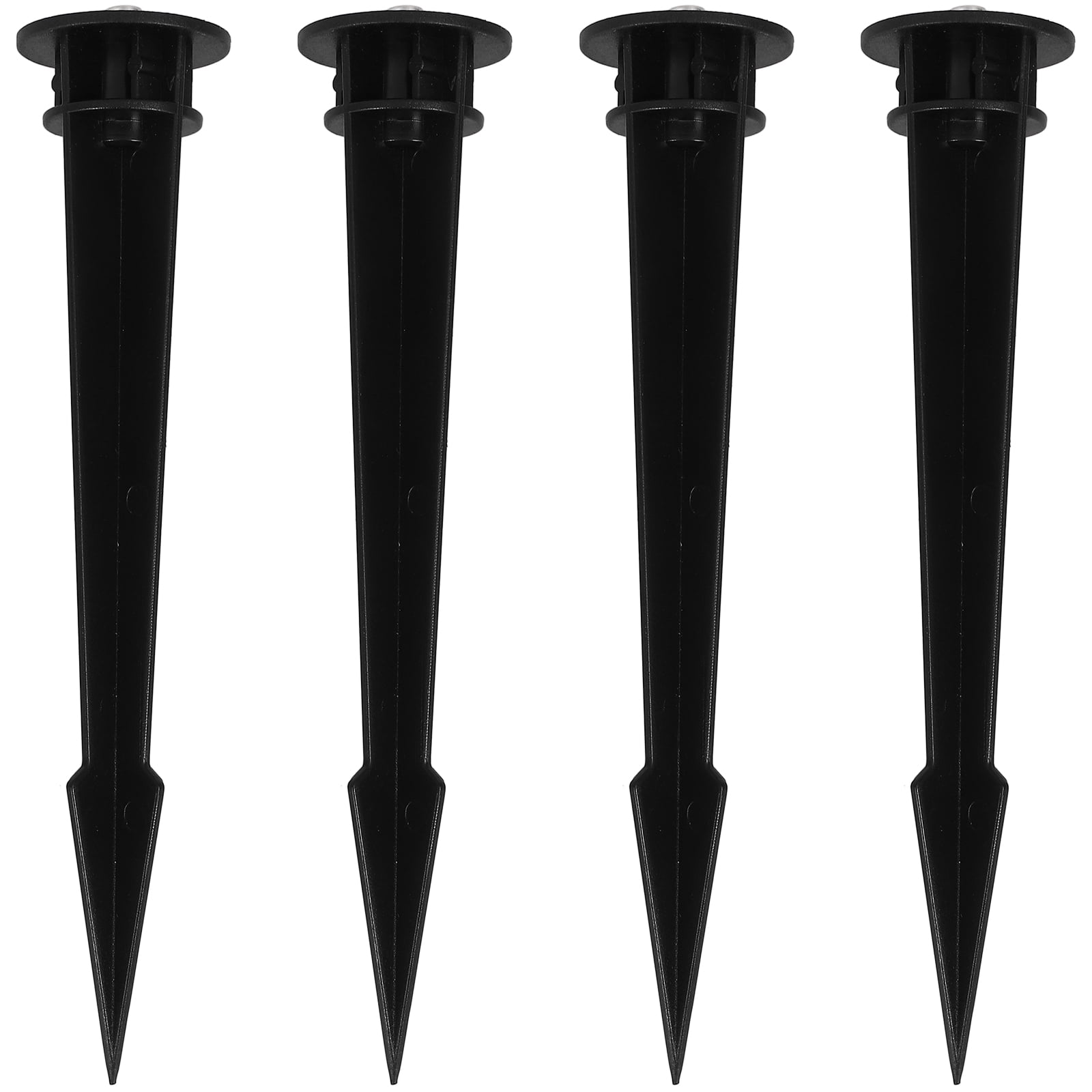 4 Pcs Plastic Ground Spikes Stakes Solar Lights Spikes Replacement ...