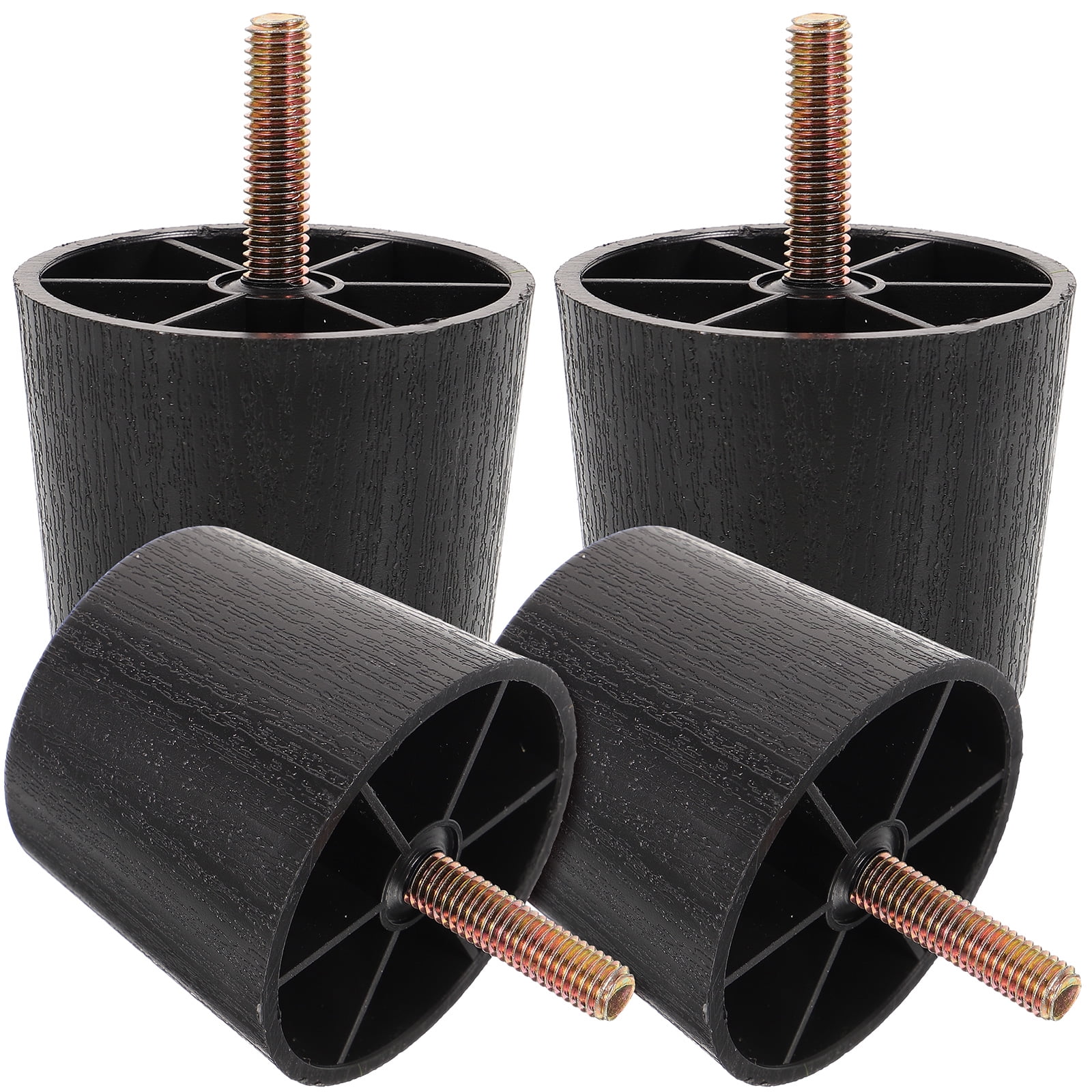 4 Pcs Plastic Sofa Legs Leveling Feet Adjustable Furniture Desk ...