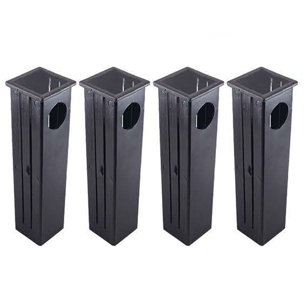 4 Pcs Plastic Square Tube Sleeve Good Compatibility Package Content ...