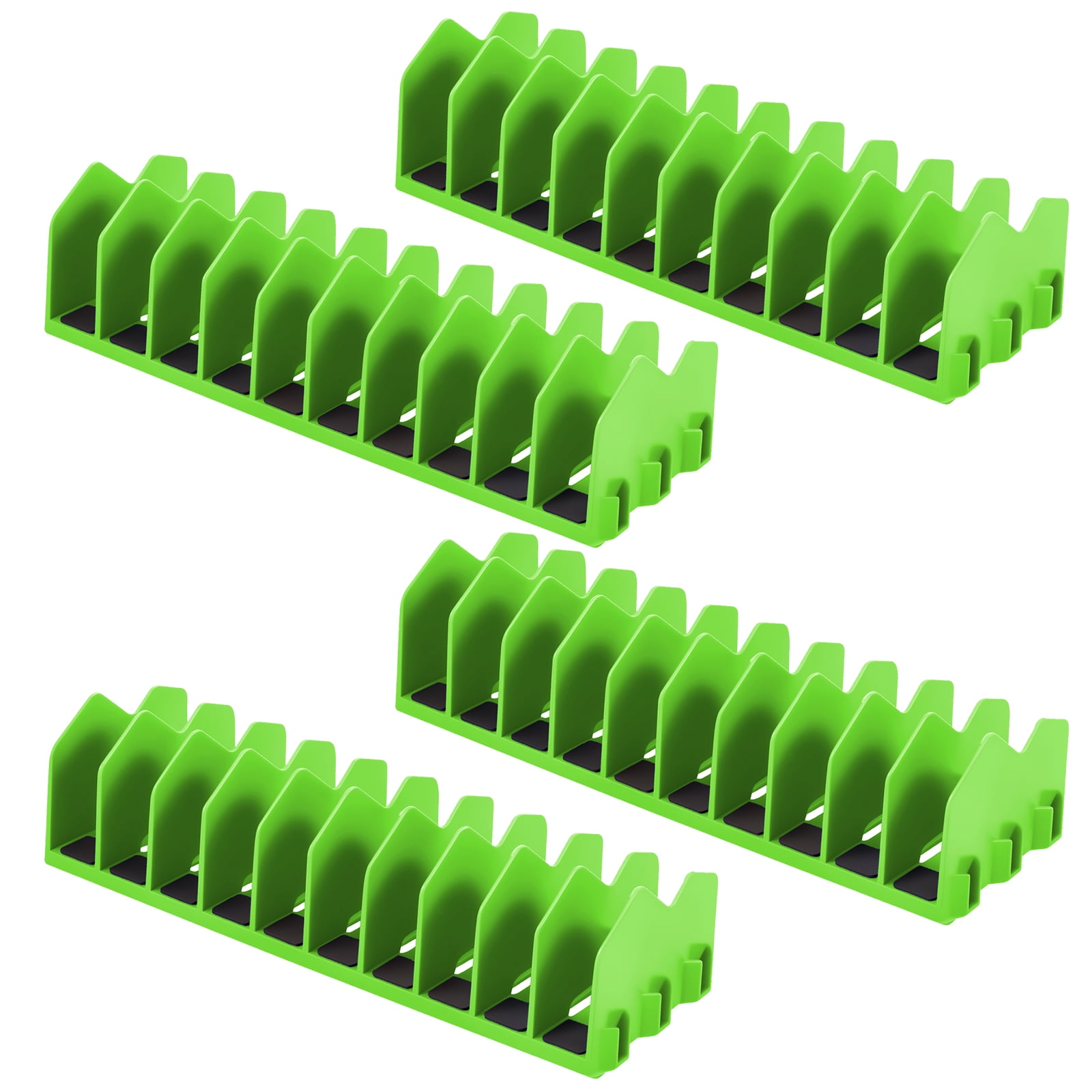 4 Pcs Plier Organizer Rack with Nonslip Rubber Base 10 Slots Pliers ...