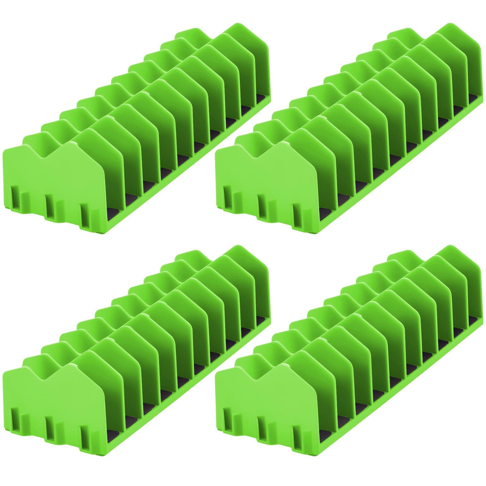 4 Pcs Plier Organizer Rack with Nonslip Rubber Base 10 Slots Pliers ...