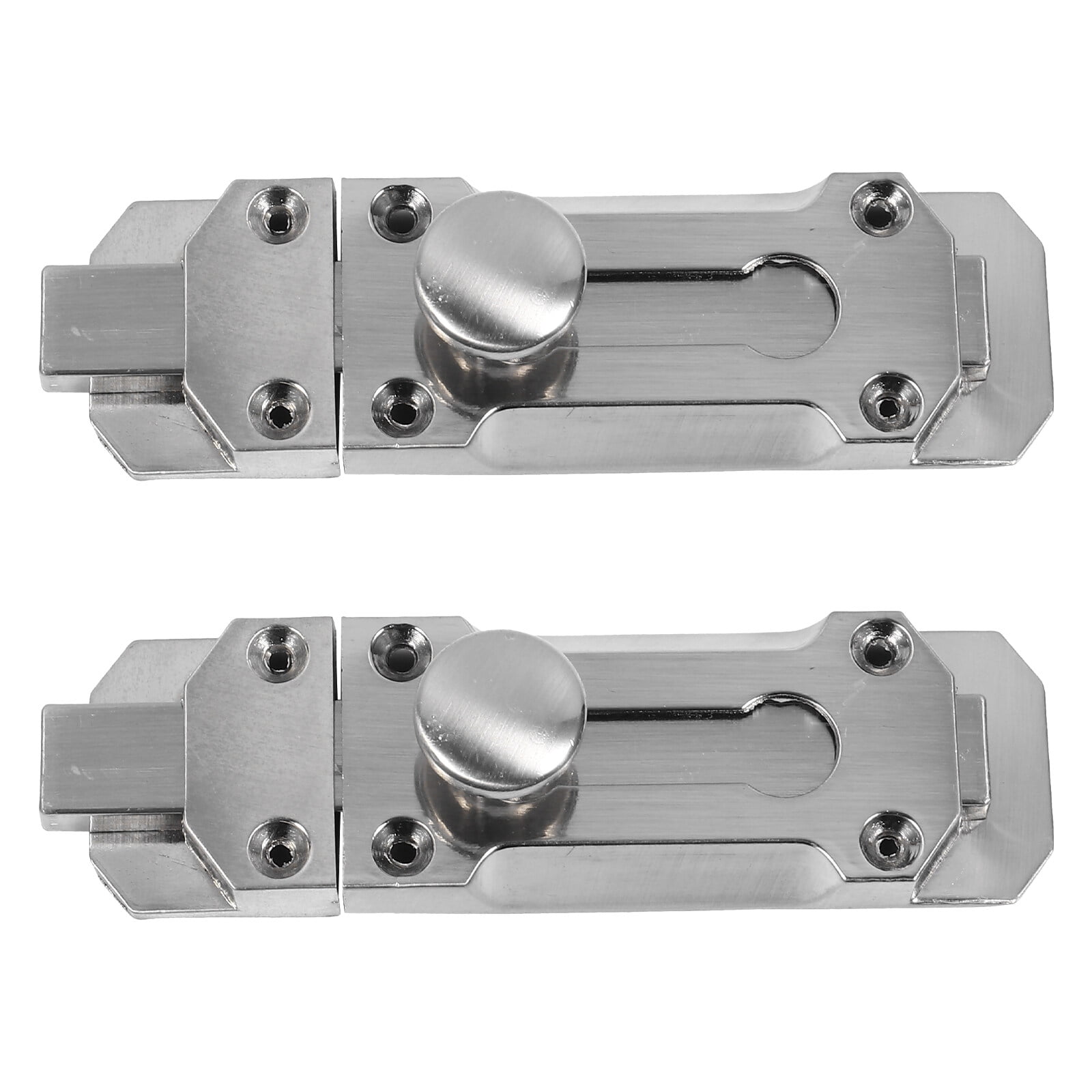 4 Pcs Plug Slide Door Bolt Steel Sliding Lock Alloy Bolts Latches ...