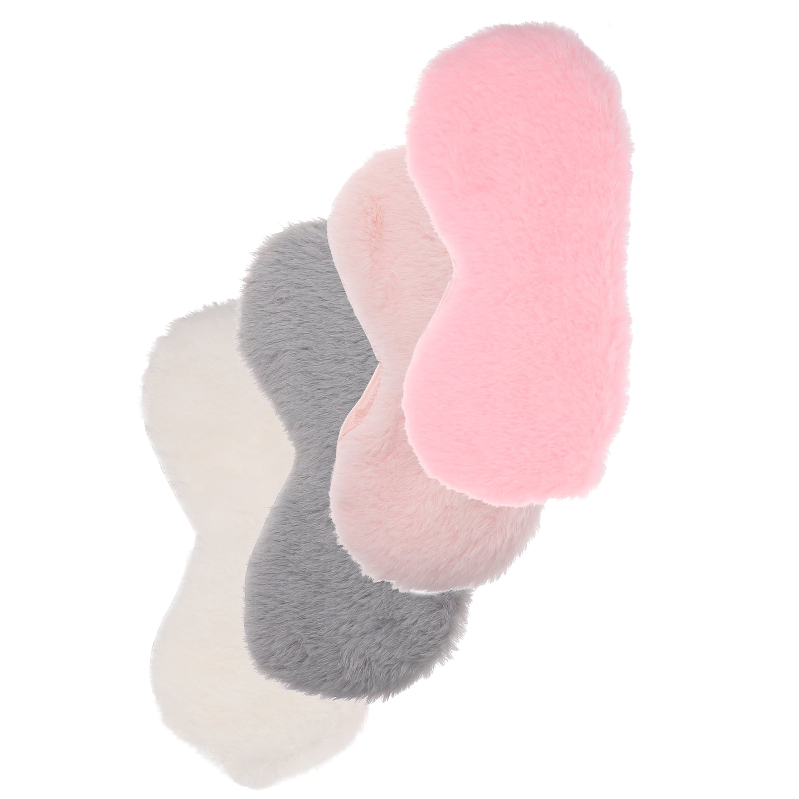 4 Pcs Plush Eye Mask Eyeshadow Sleep Masks for Women Eye Health Kid Eye ...