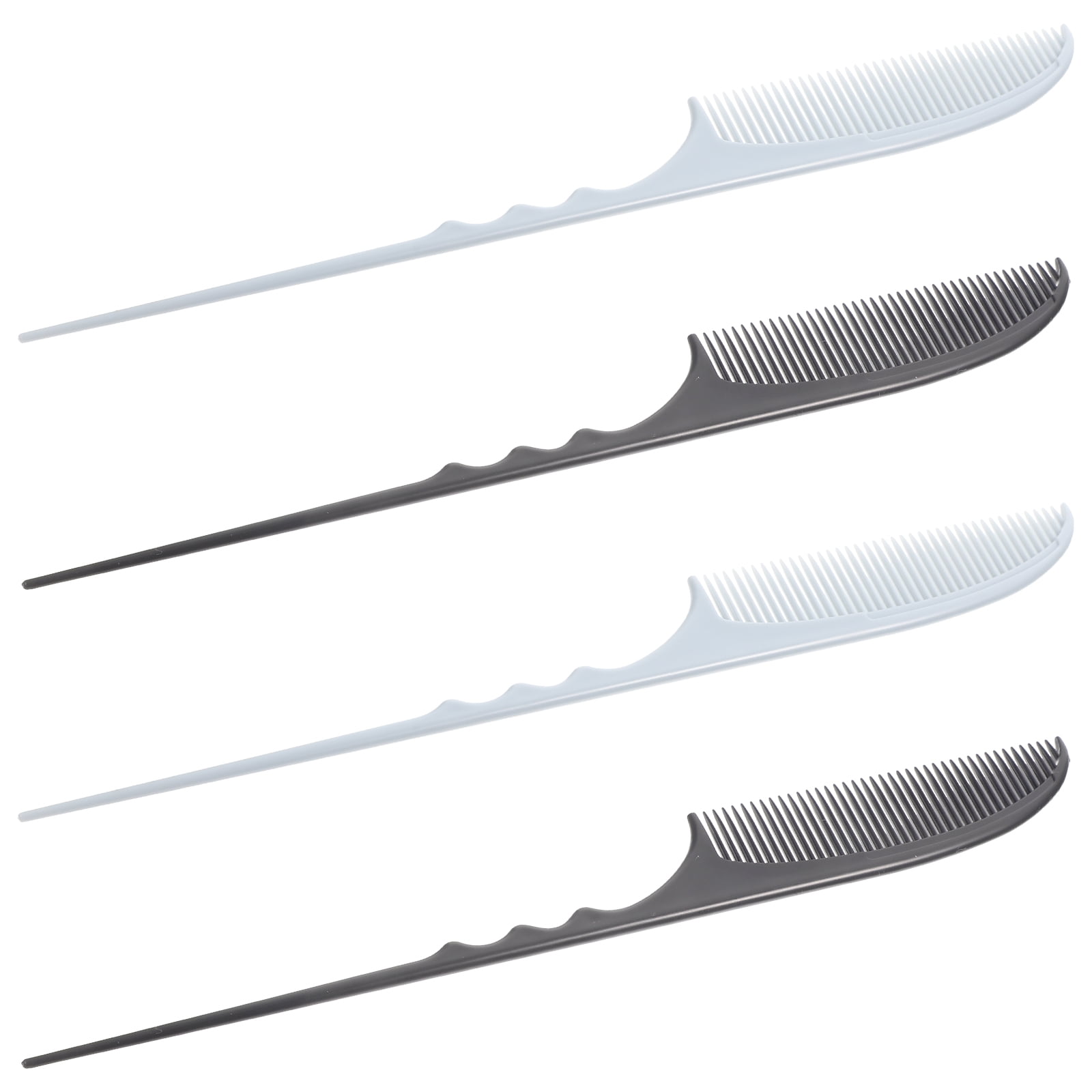 4 Pcs Pointed Tail Comb Combs for Natural Black Hair Haircutting ...