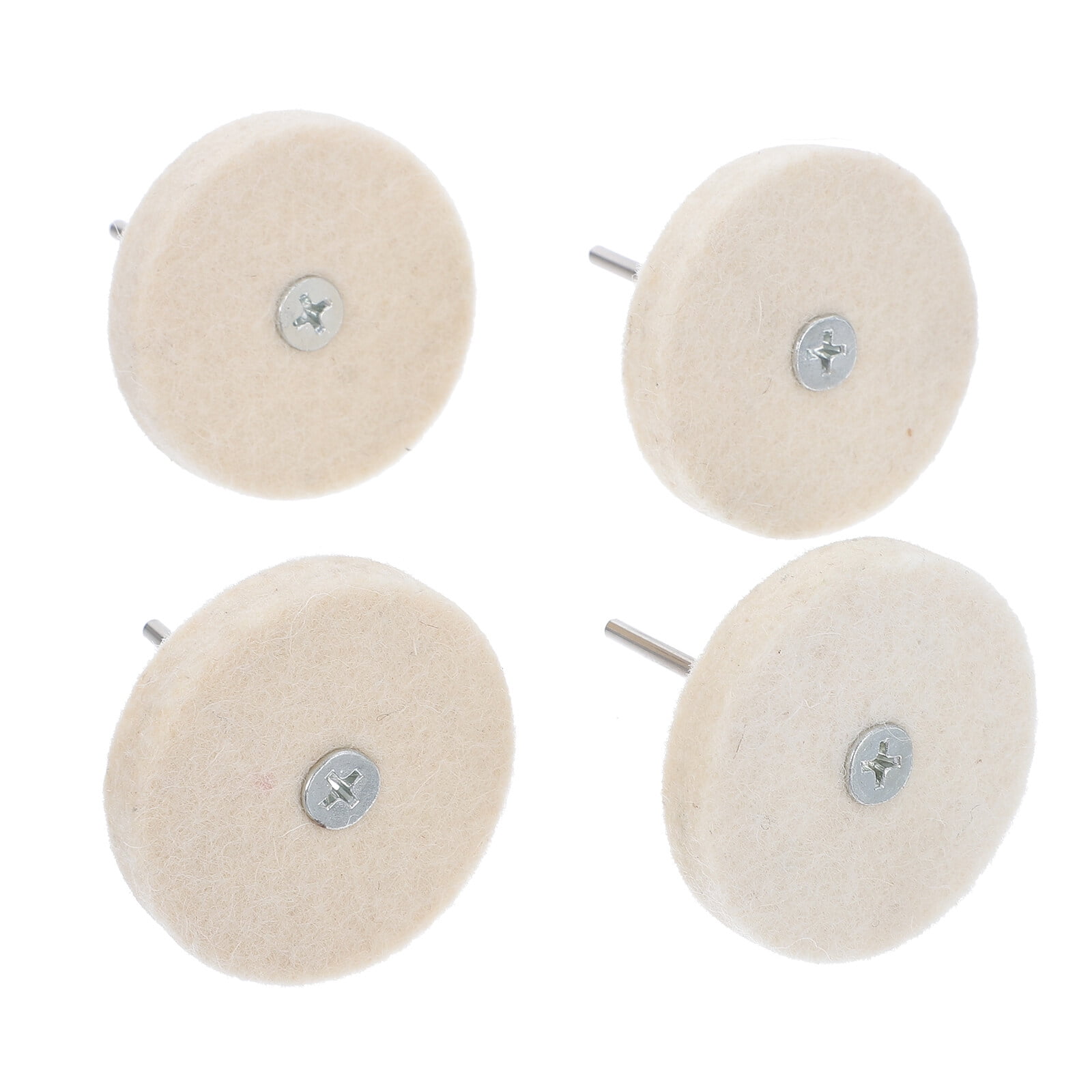 4 Pcs Polishing Wool Wheel Wool Polishing Wheels Wool Buffing Tools ...