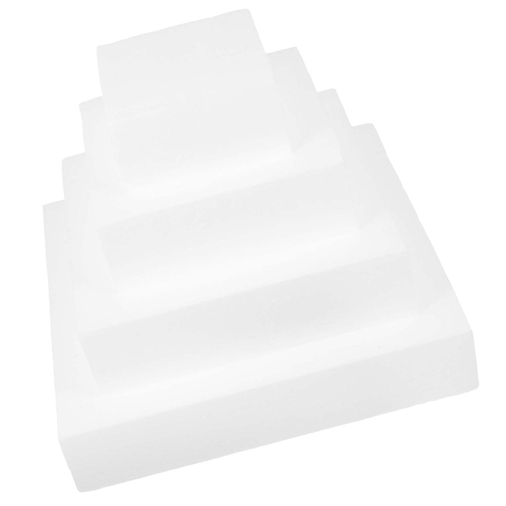 4 Pcs Polystyrene Shapes Cupcake Display Stand Foam Model Smooth ...