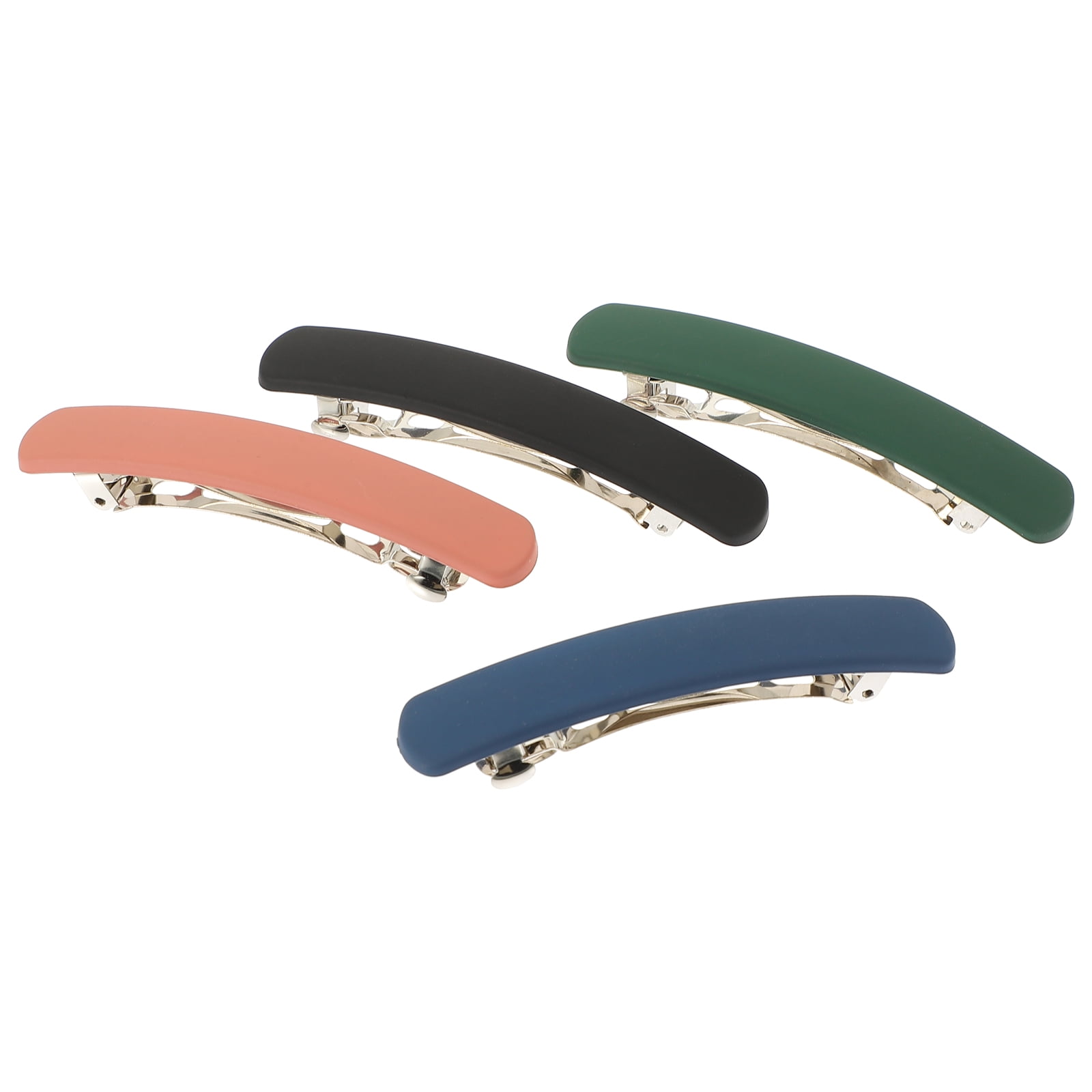 4 Pcs Ponytail Topper Slotted Spring Clip Hair Clips for Graduation ...