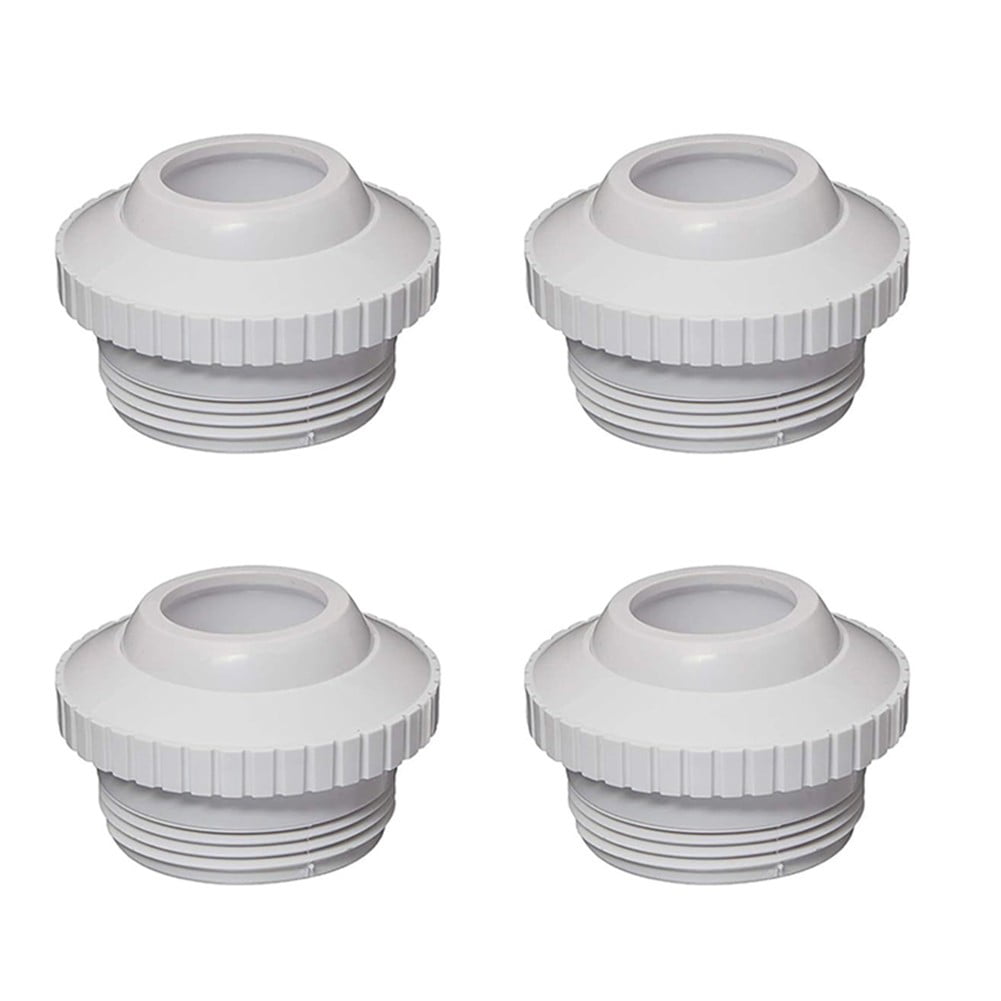 4 Pcs Pool Jet Nozzles 3/4 Inch Adjustable PVC White Pool & Spa ...
