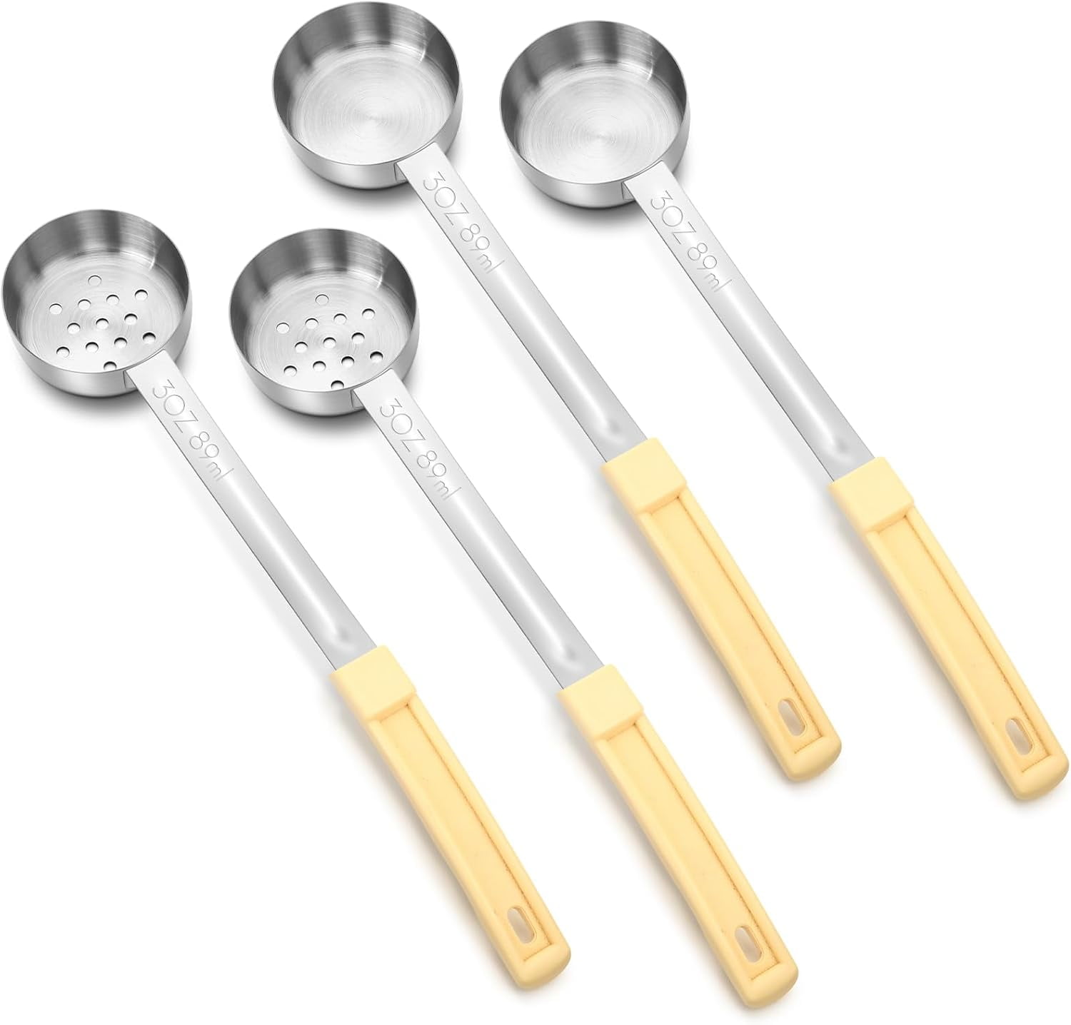 4 Pcs Portion Control Serving Spoons Portion Control Spoons Ladle ...