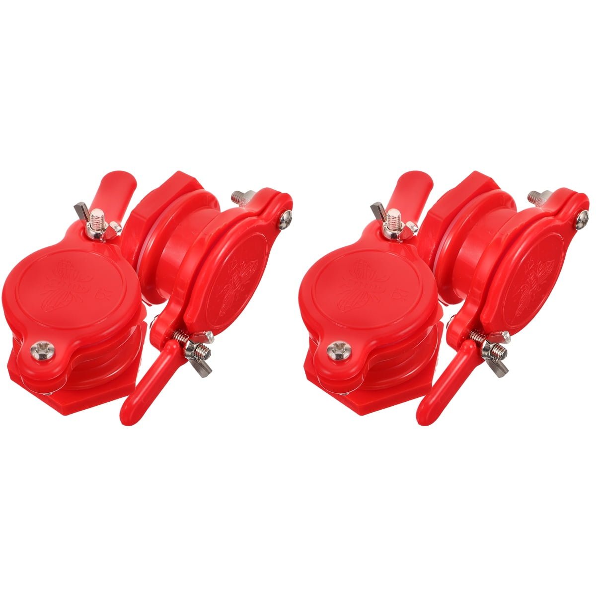 4 Pcs Practical Durable Bee Hive Gate Valve Extractor Red Abs Plastic ...