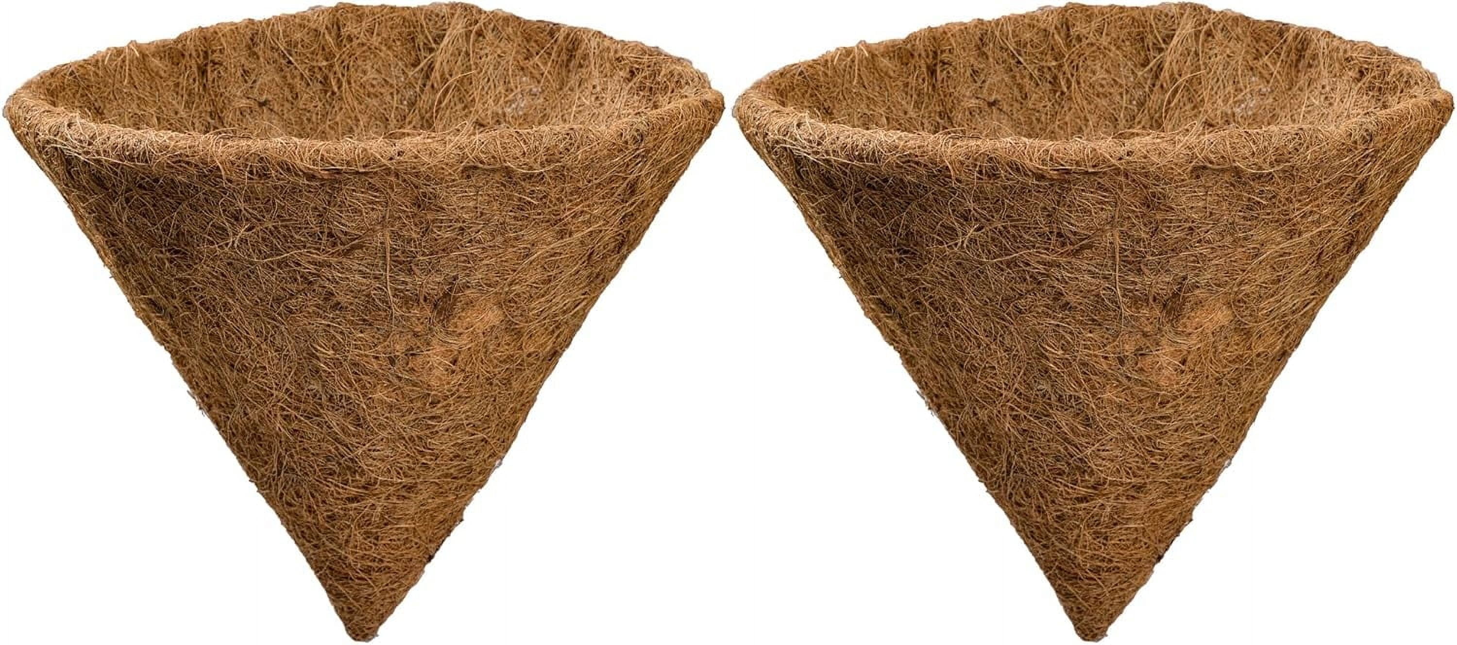 4 Pcs Pre-Formed Replacement Cone Shaped Coco Liner - Walmart.com