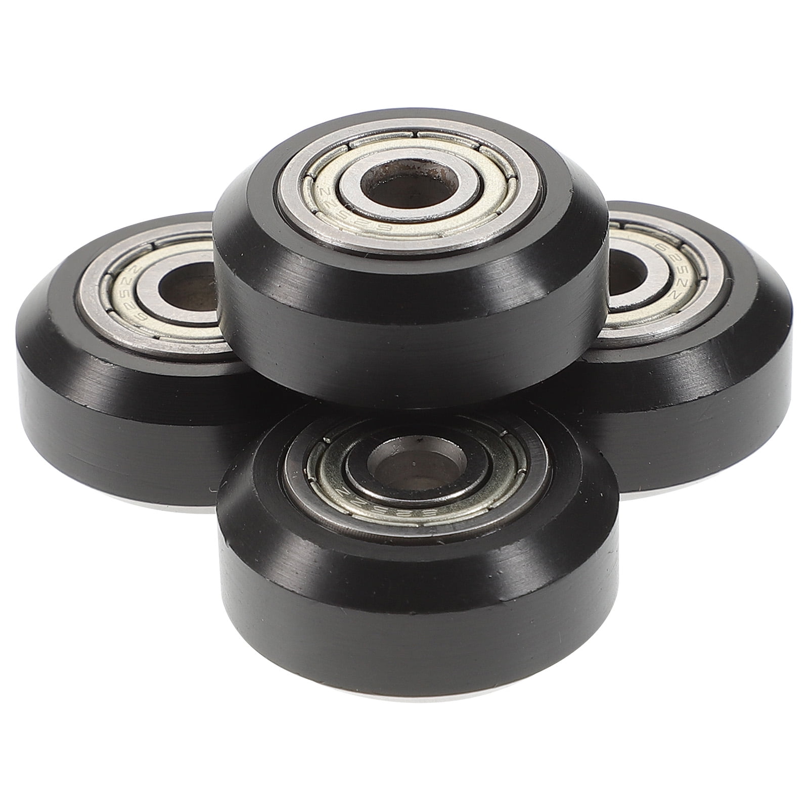 4 Pcs Printer Accessories Linear Bearing Pulley 2.5X2.5X1.2CM Black ...