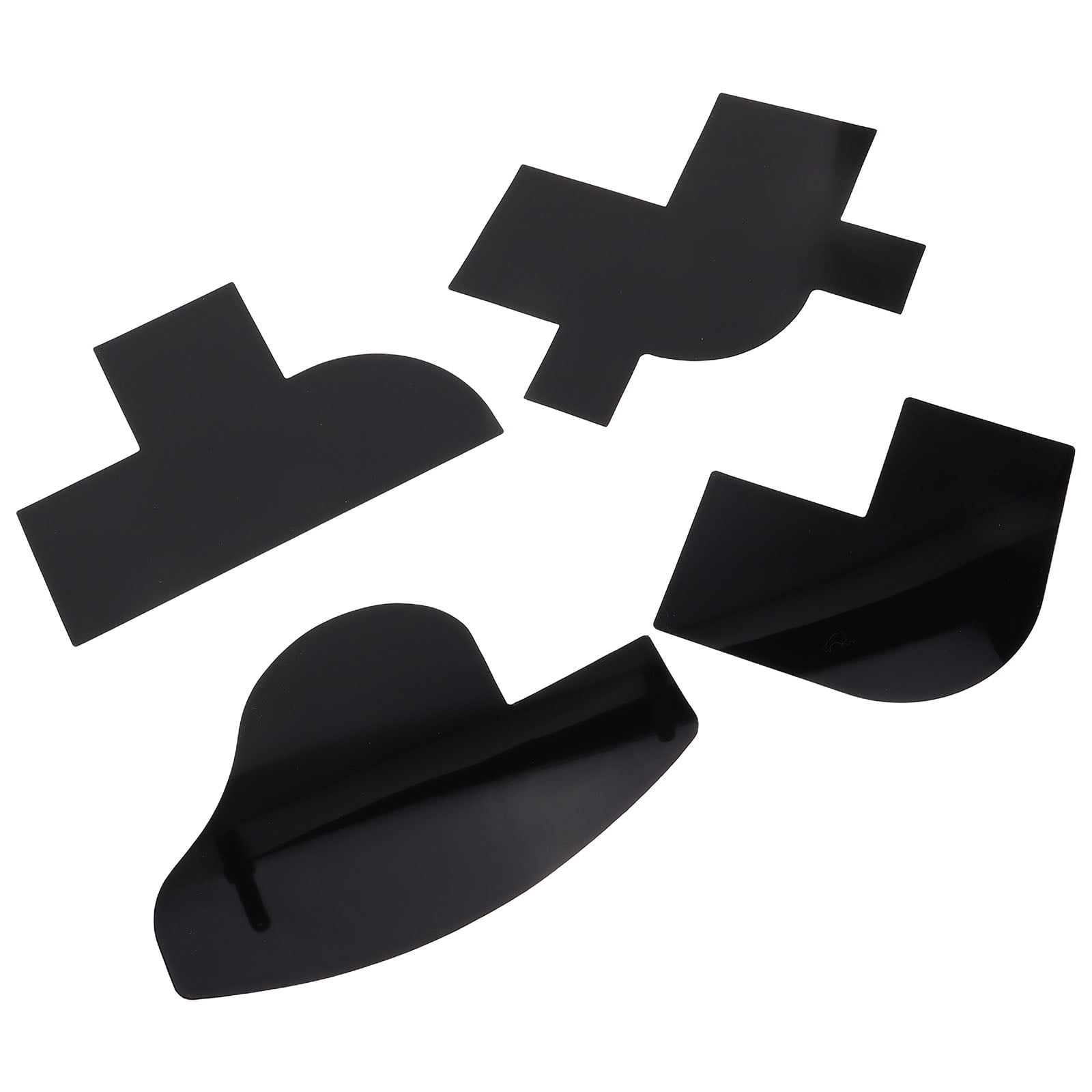 4 Pcs Professional Beard Shaping Hairline Design Tool - Walmart.com