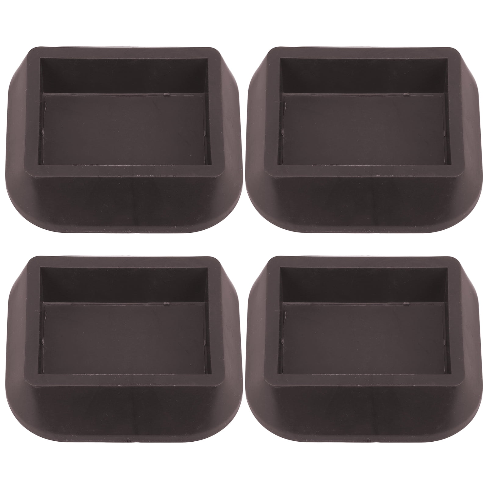 4 Pcs Pulley Holder Fixed Wheel Stopper Caster Stoppers Wheels Plastic ...