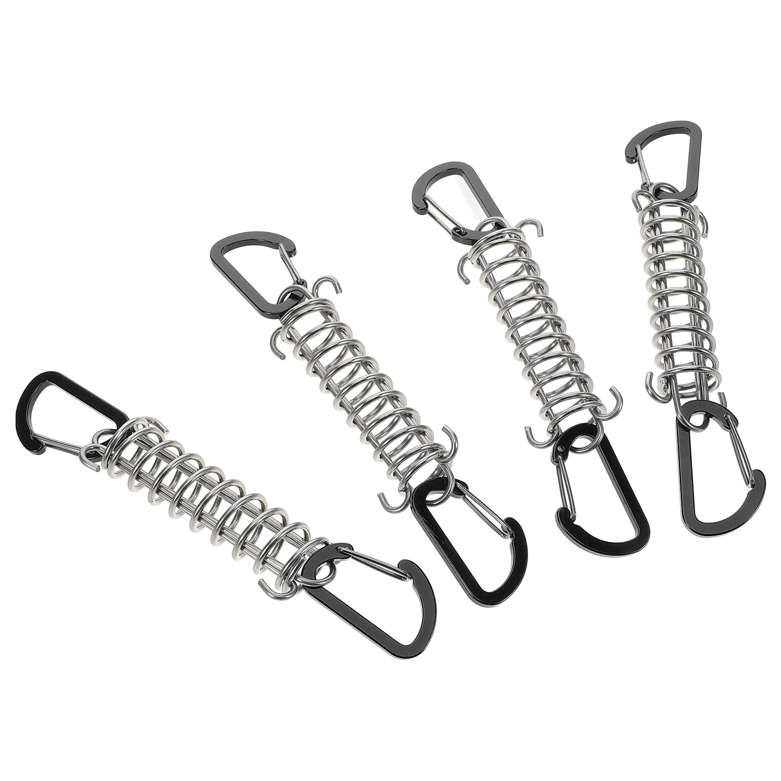 4 Pcs Pulley Multi-function Spring Buckle Tent Spring Buckle 14.80X3 ...